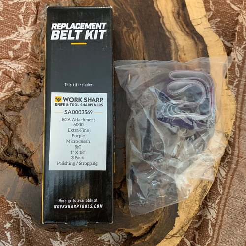 Work Sharp Replacement Extra Fine Belt Kit 3 Pack for Blade Grinding ...