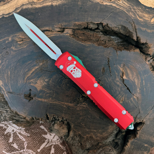 Microtech Ultratech D/E Christmas Handle White Standard Signature ...