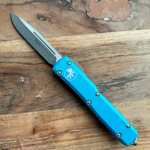 Microtech Ultratech S/E Turquoise Handle Apocalyptic Standard Blade 121 ...