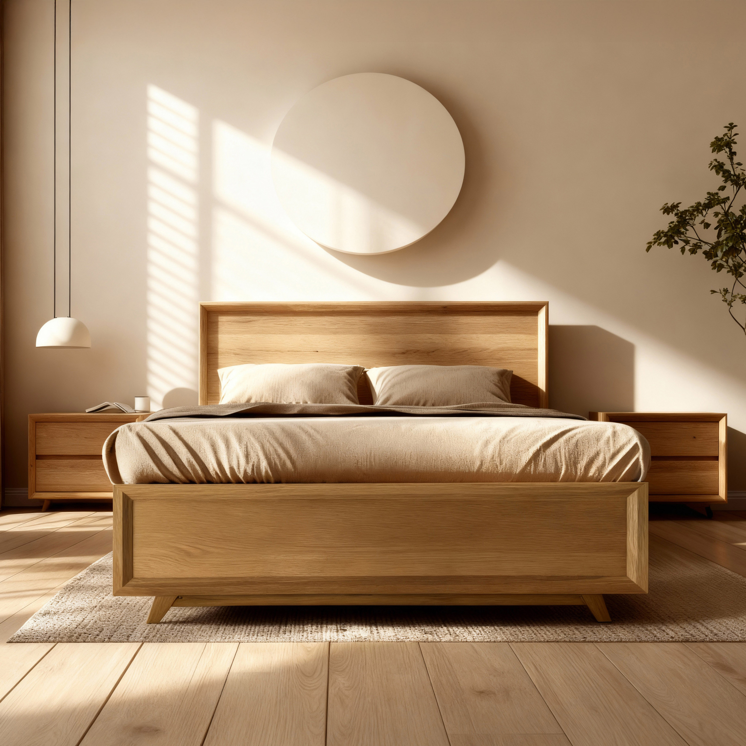 Bounty bed in a smooth oak finish | Focus on Furniture