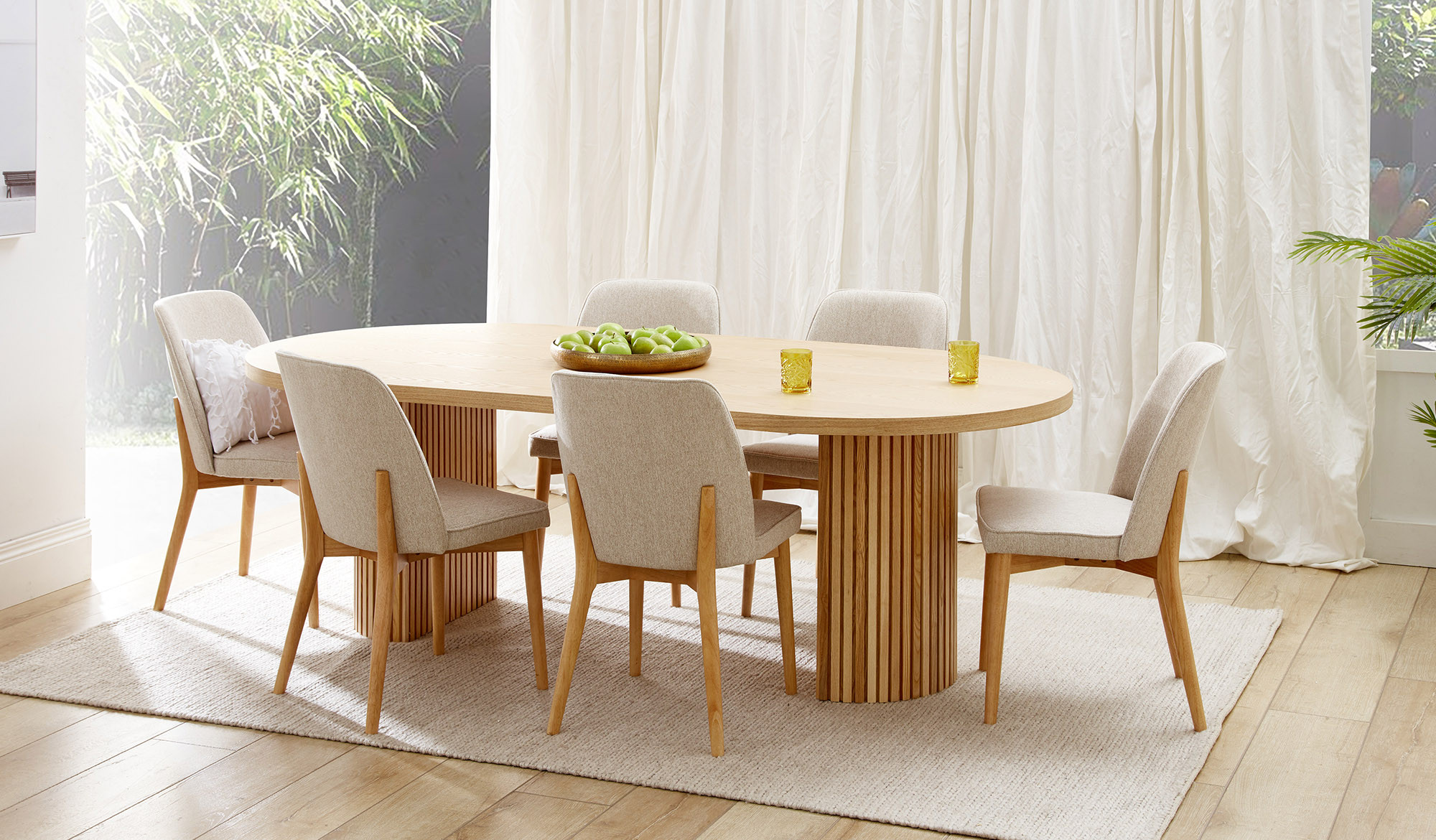 Eclipse natural dining table | Focus on Furniture