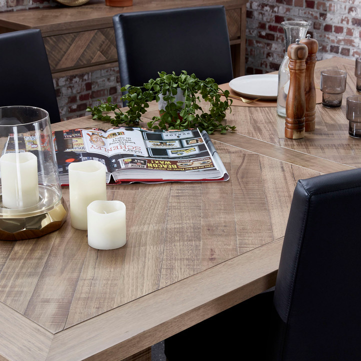 Chevron dining table | Focus on Furniture