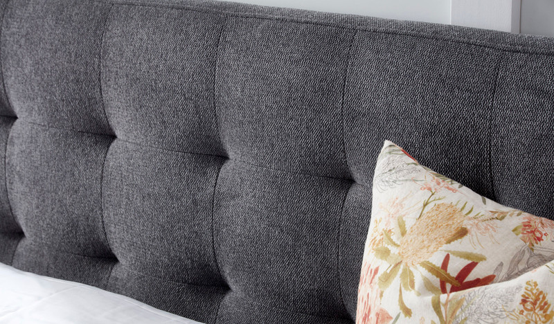 Emily upholstered bed with storage drawers | Focus on Furniture