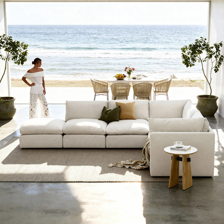Chadwick 6 Piece Modular Corner Lounge | Focus On Furniture