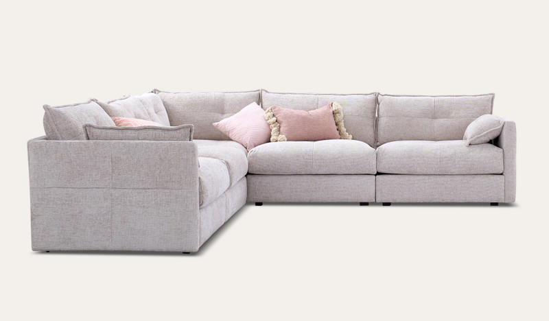 Delta v2 6 seat modular corner lounge | Focus on Furniture