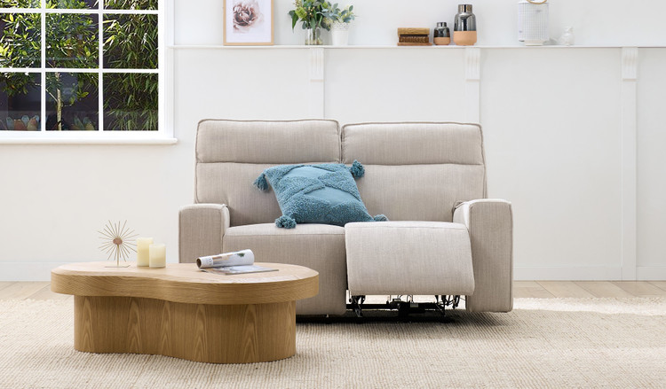 Mason 2 seat modern electric recliner suite | Focus on Furniture