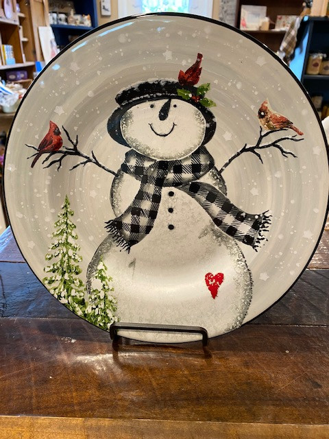 Snowman Plate