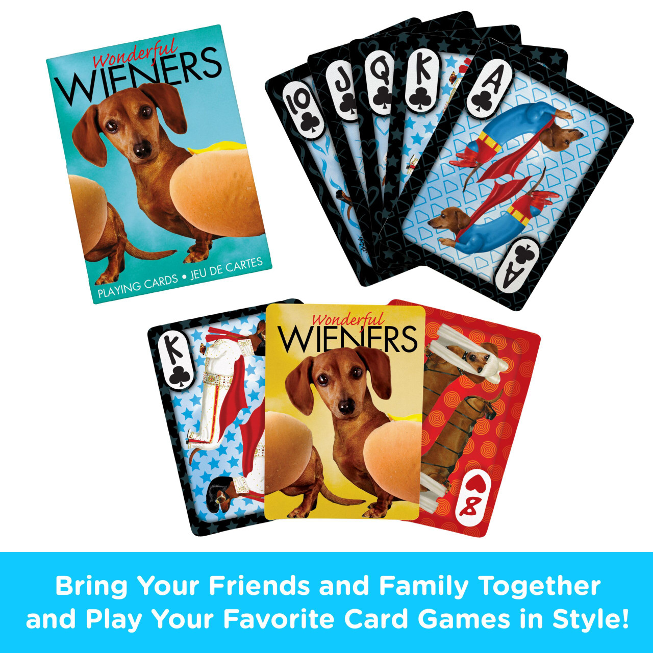 Playing Cards Wonderful Wieners | Aquarius | The Penguin Gallery