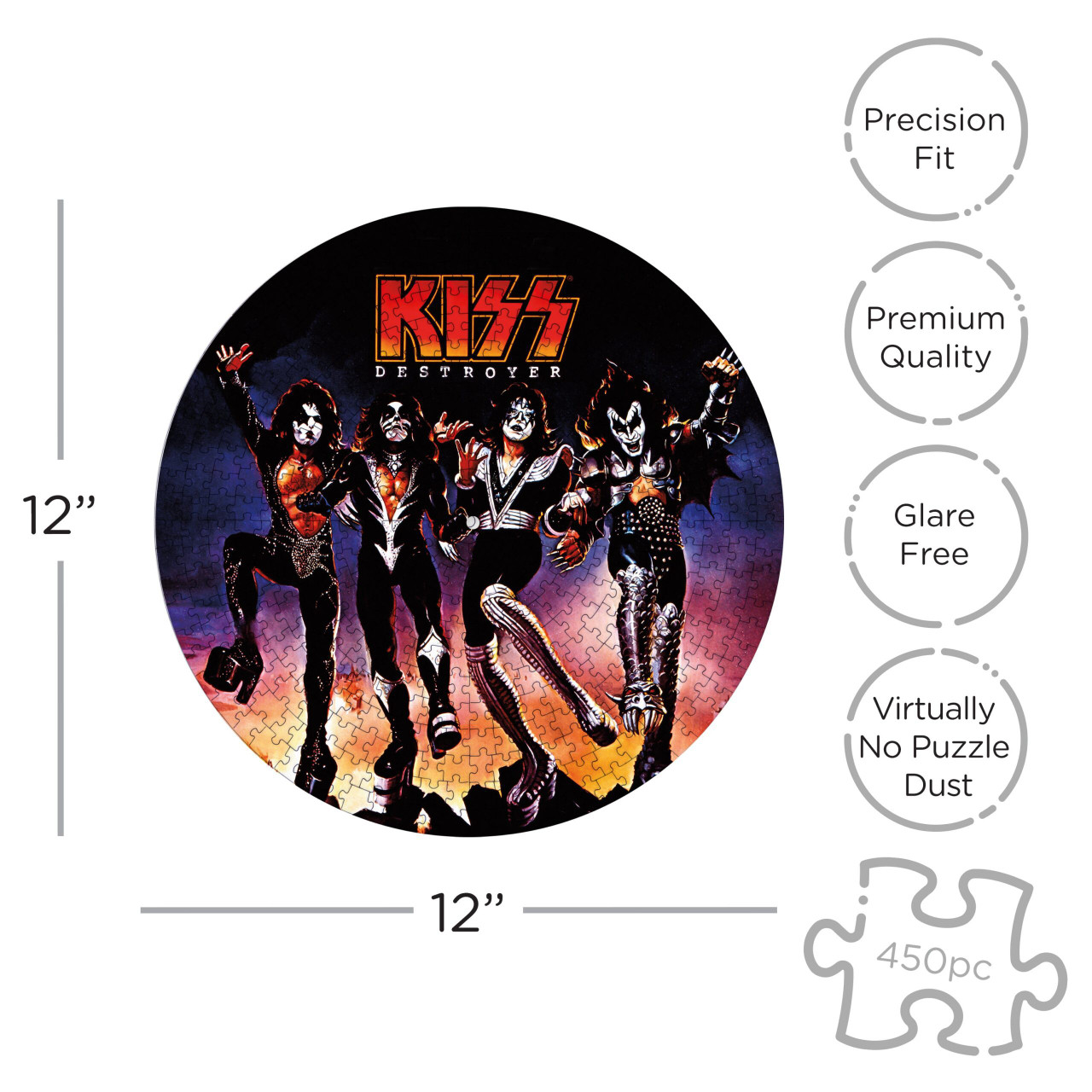 KISS Destroyer Picture Disc Jigsaw Puzzle | Aquarius | The Penguin Gallery