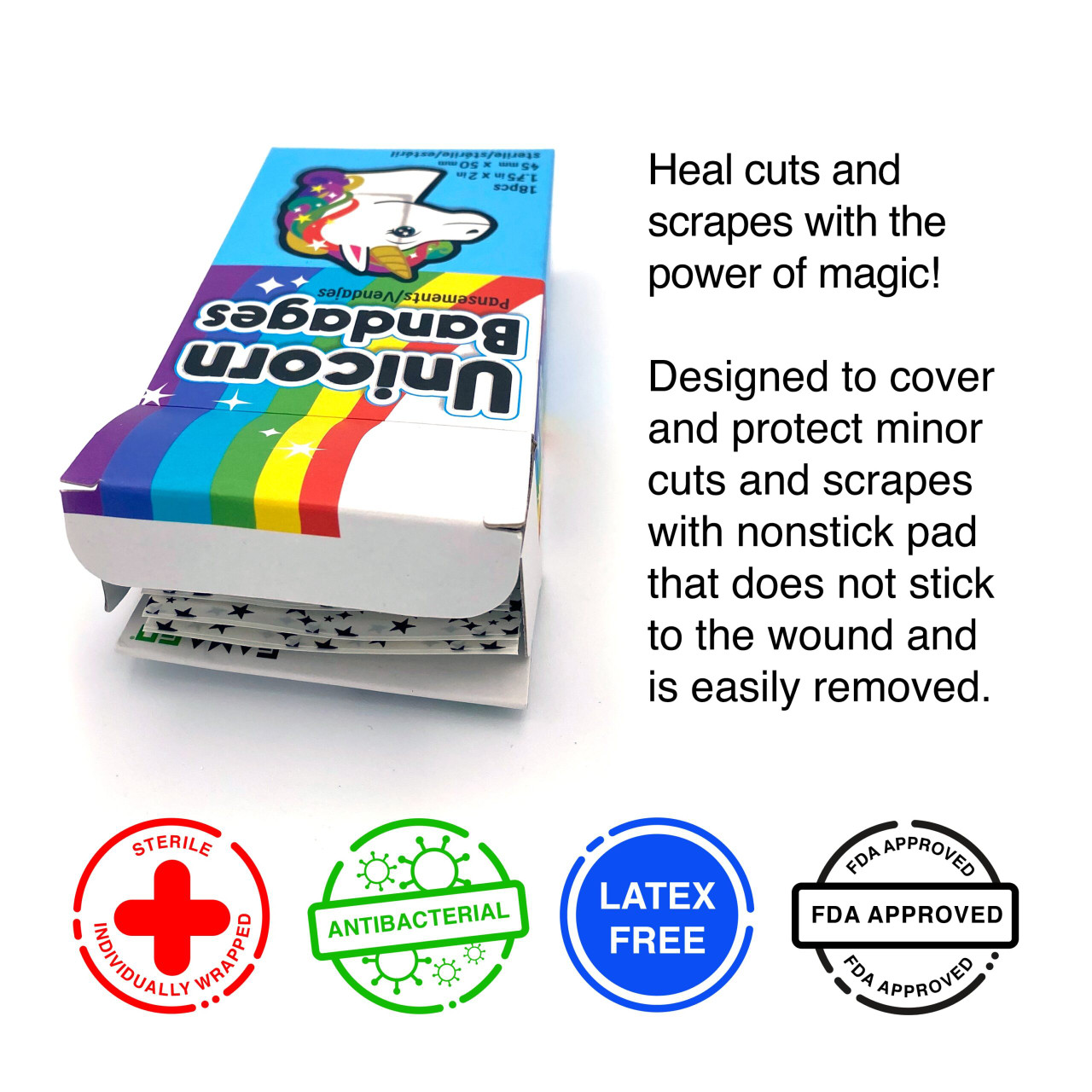 Unicorn Adhesive Bandages | GAMAGO | The Penguin Gallery