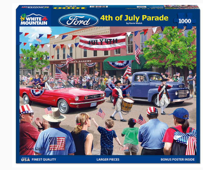 4th July Parade 1000 Piece Puzzle | White Mountain Puzzles | The ...