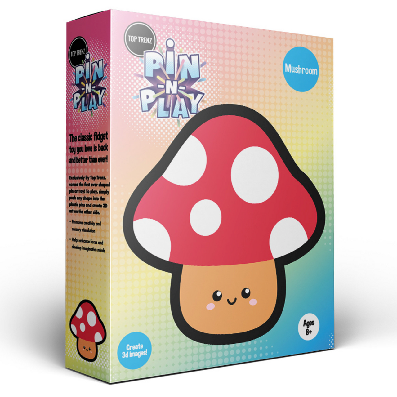 Pin and Play Mushroom | Top Trenz | The Penguin Gallery