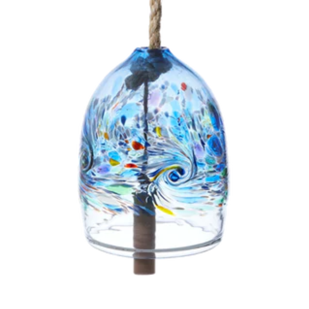 Water Garden Bell 4 Inch | Kitras Art Glass | The Penguin Gallery