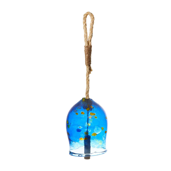 Friendship Garden Bell - Blue 4 Inch | Kitras Art Glass | The Penguin ...