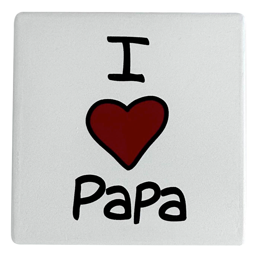 I Heart Papa Coaster | Our Name Is Mud | The Penguin Gallery