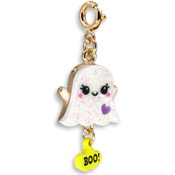 Gold Glitter Ghost Charm | CHARM IT! | The Penguin Gallery