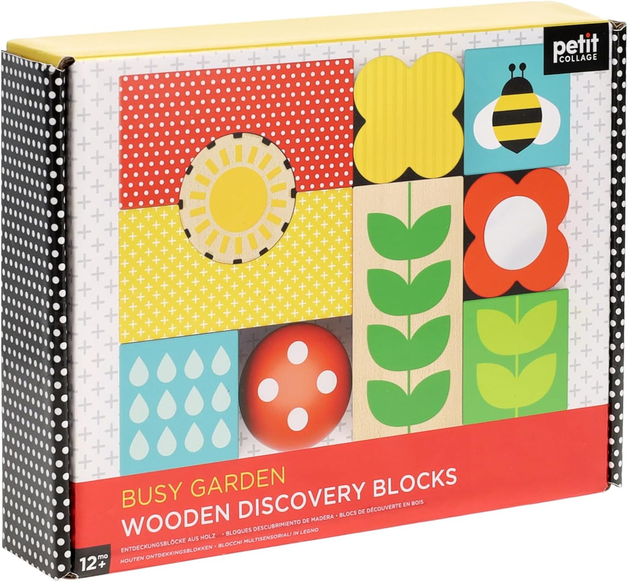 Busy Garden Wooden Blocks | Petit Collage | The Penguin Gallery