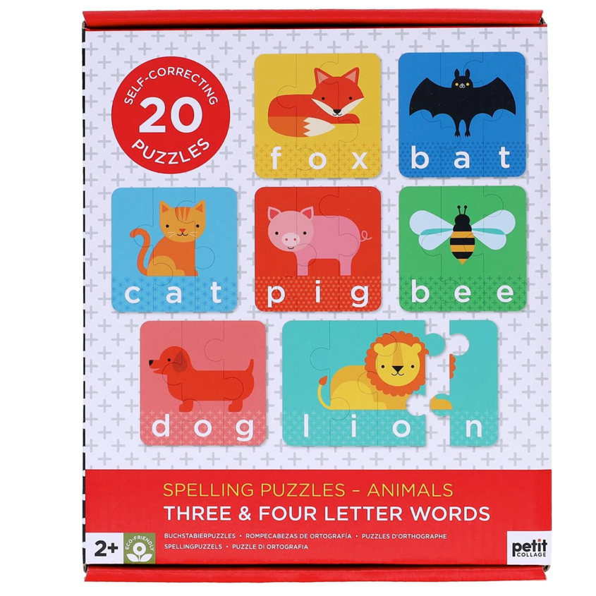 Animal Spelling Puzzles | Petit Collage | The Penguin Gallery