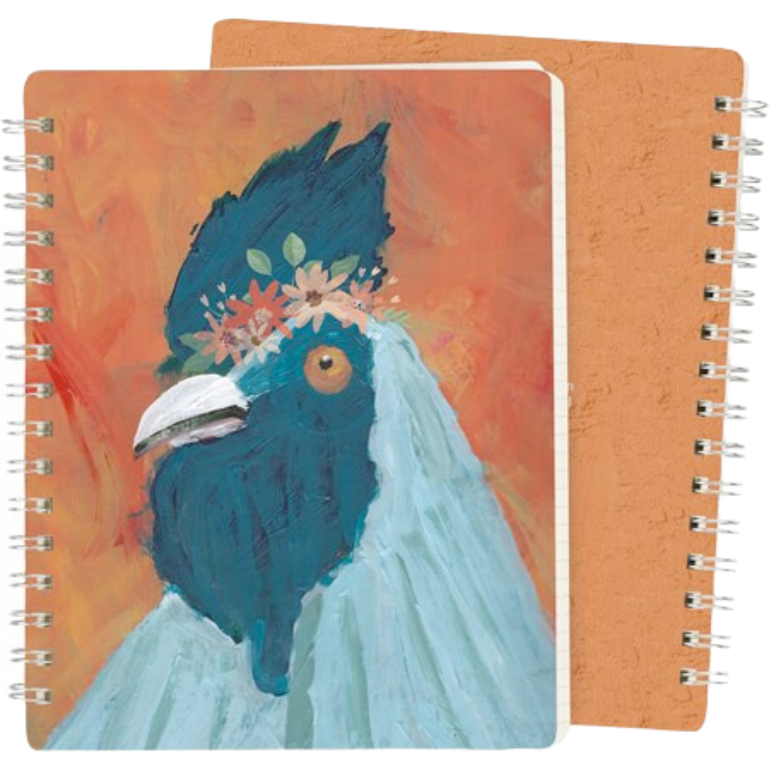 Spiral Rooster Notebook | Primitives by Kathy | The Penguin Gallery