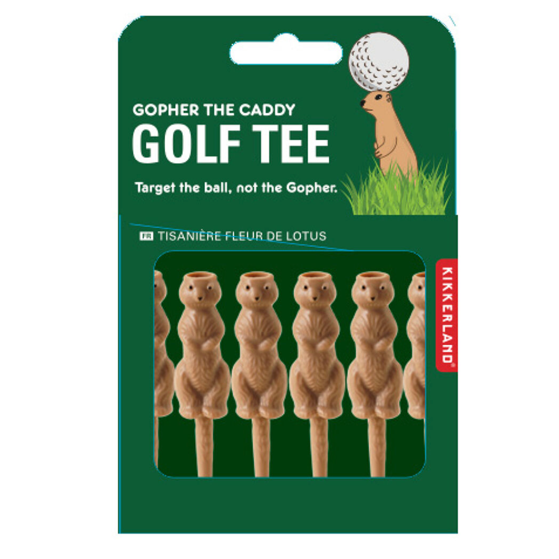 Gopher Golf Tees | Kikkerland | The Penguin Gallery