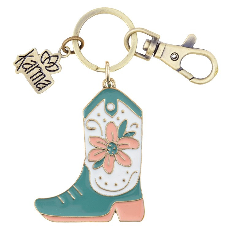 Enamel Boot Keychain| Karma | The Penguin Gallery