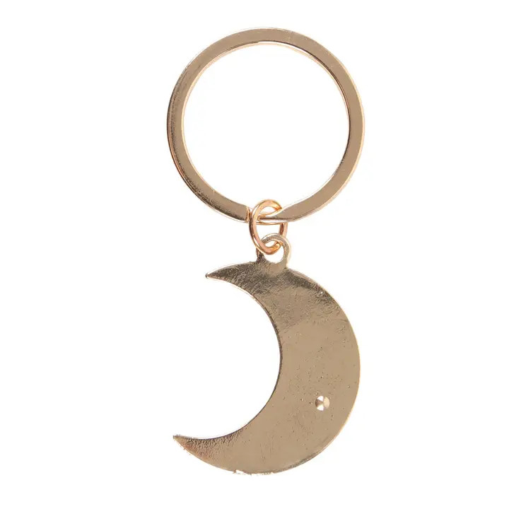 Crescent Moon Keychain | Something Different | The Penguin Gallery