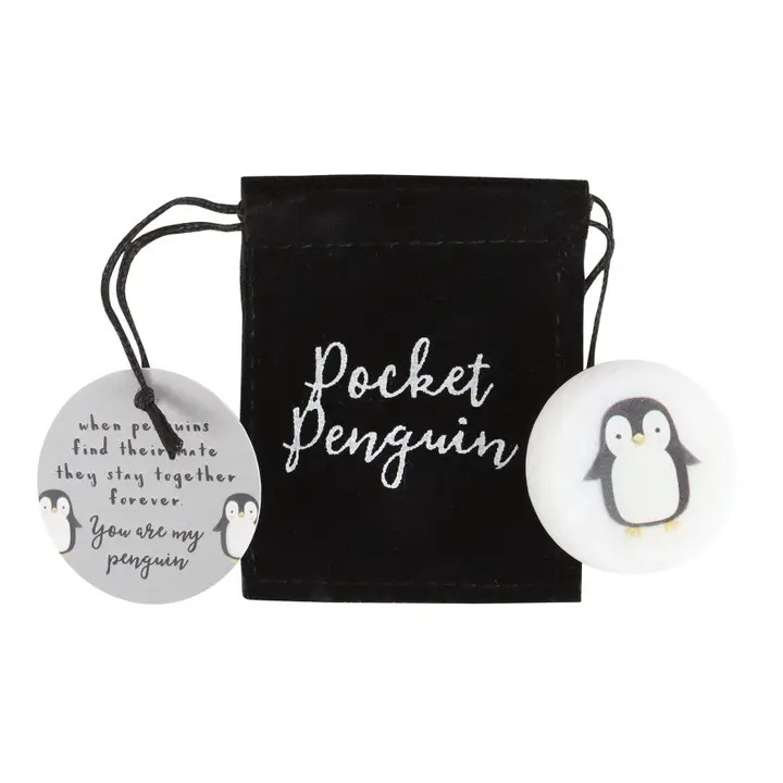 Pocket Penguin Marble Stone | Something Different | The Penguin Gallery