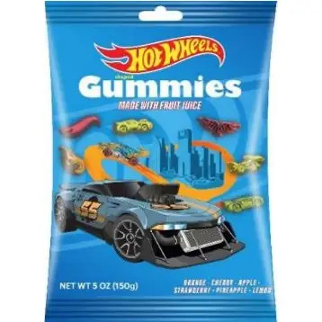 Hot Wheels Shaped Gummies| Grandpa Joe’s Candy | The Penguin Gallery