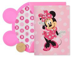 Minnie Mouse Standing Blank Card| Papyrus | The Penguin Gallery