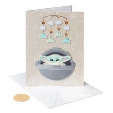 Baby Yoda Baby Card| Papyrus | The Penguin Gallery