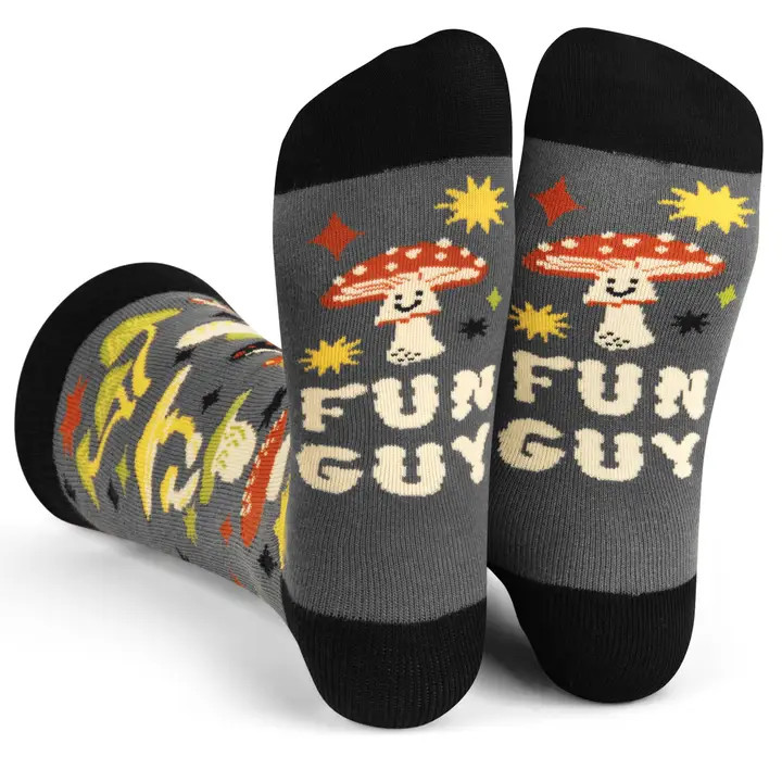 Fun Guy Mushroom Socks | Lavley | The Penguin Gallery