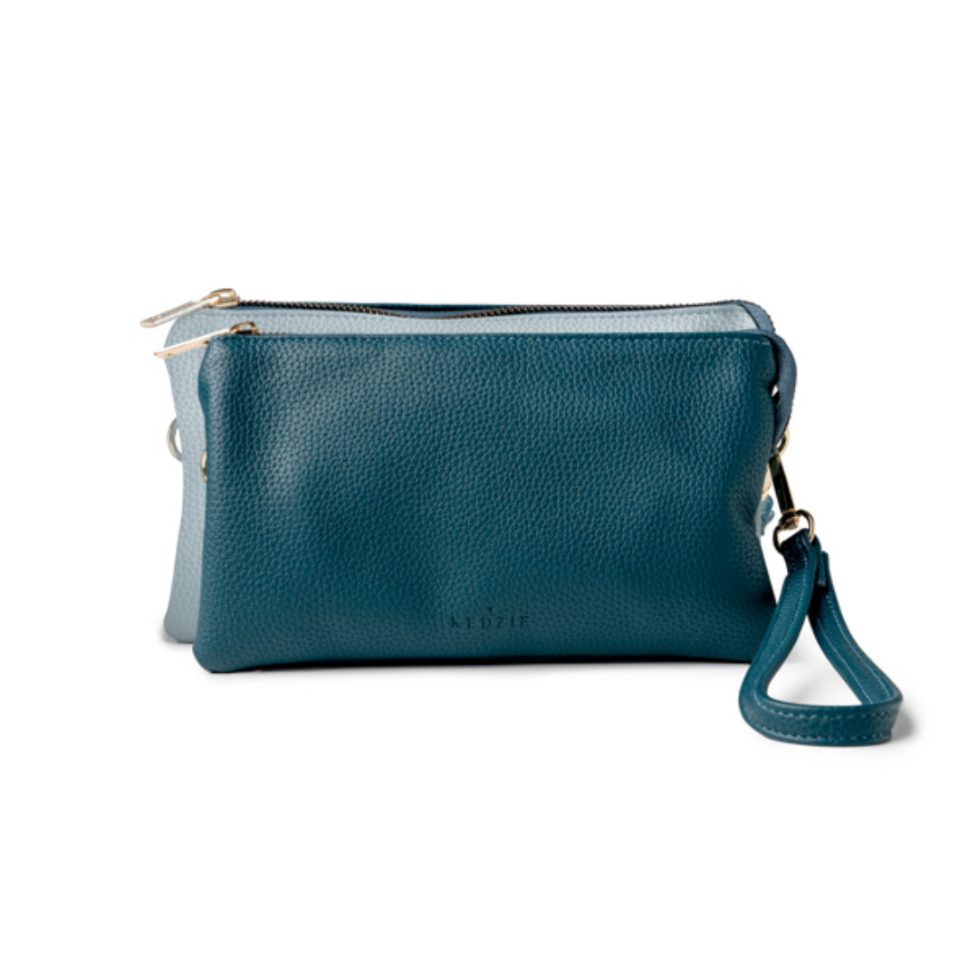 Eclipse Convertible Wallet Crossbody Teal | Kedzie | The Penguin Gallery