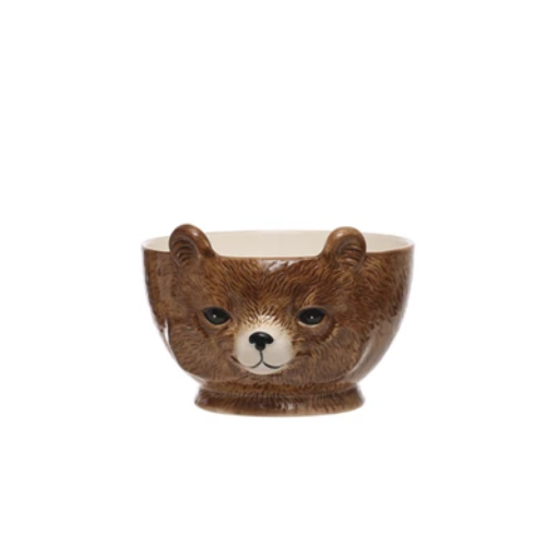 Bear Ceramic Animal Shaped Bowl | Creative Co-op | The Penguin Gallery