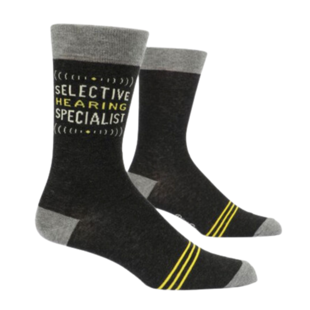 Selective Hearing Men's Socks - Penguin Gallery