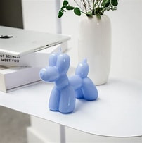 Blue Balloon Dog Candle | Helio Ferreti | The Penguin Gallery