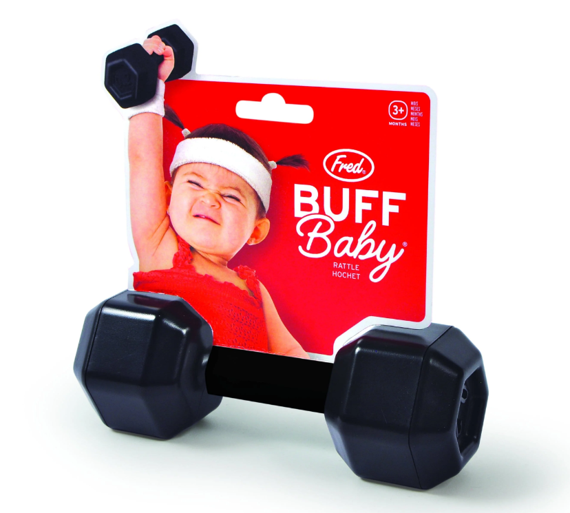 Buff Baby Dumbbell Rattle Penguin Gallery
