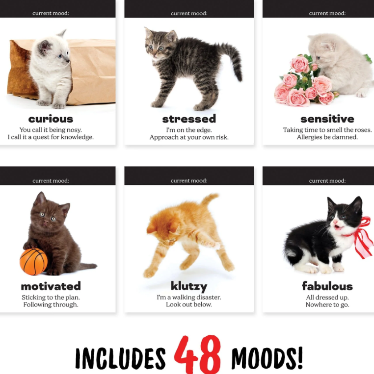 Daily Cattitudes Mood Notification Chart - Penguin Gallery