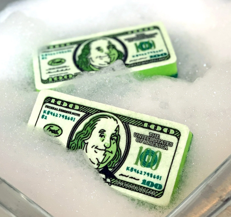 Dirty Money Kitchen Sponge Set - Penguin Gallery