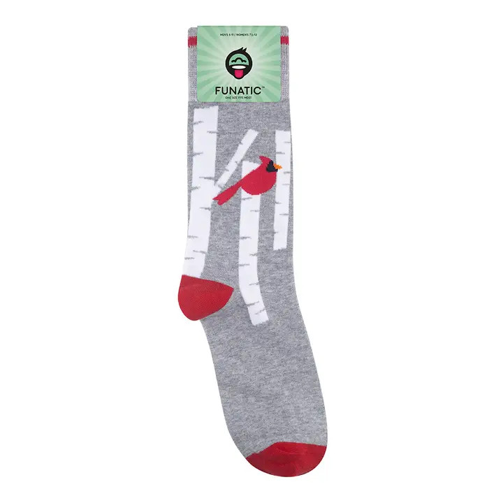 Birch & Cardinal Socks | Funatic | The Penguin Gallery