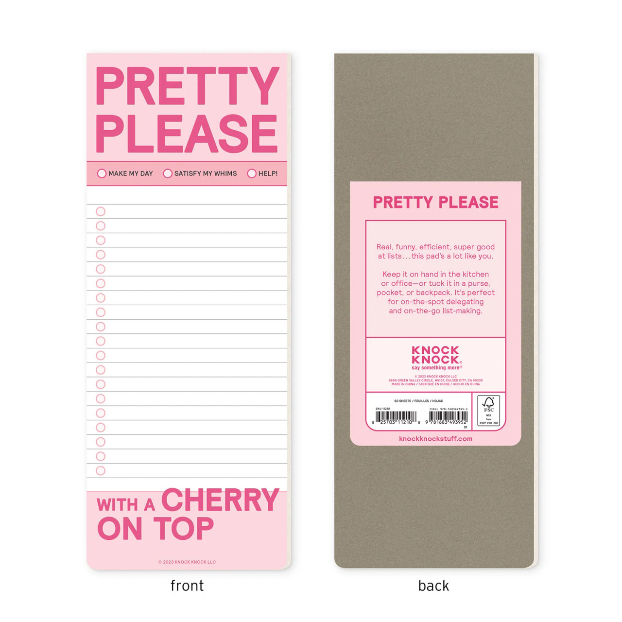 Pretty Please Make A List Pad | The Penguin Gallery | New Hampshire