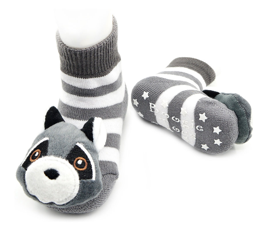 Raccoon Rattle Socks - Penguin Gallery