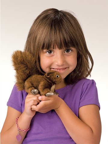 Red Squirrel Finger Puppet | Folkmanis® | The Penguin Gallery