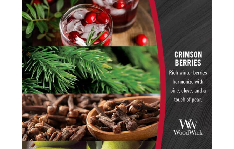Crimson Berries Ellipse | WoodWick | The Penguin Gallery
