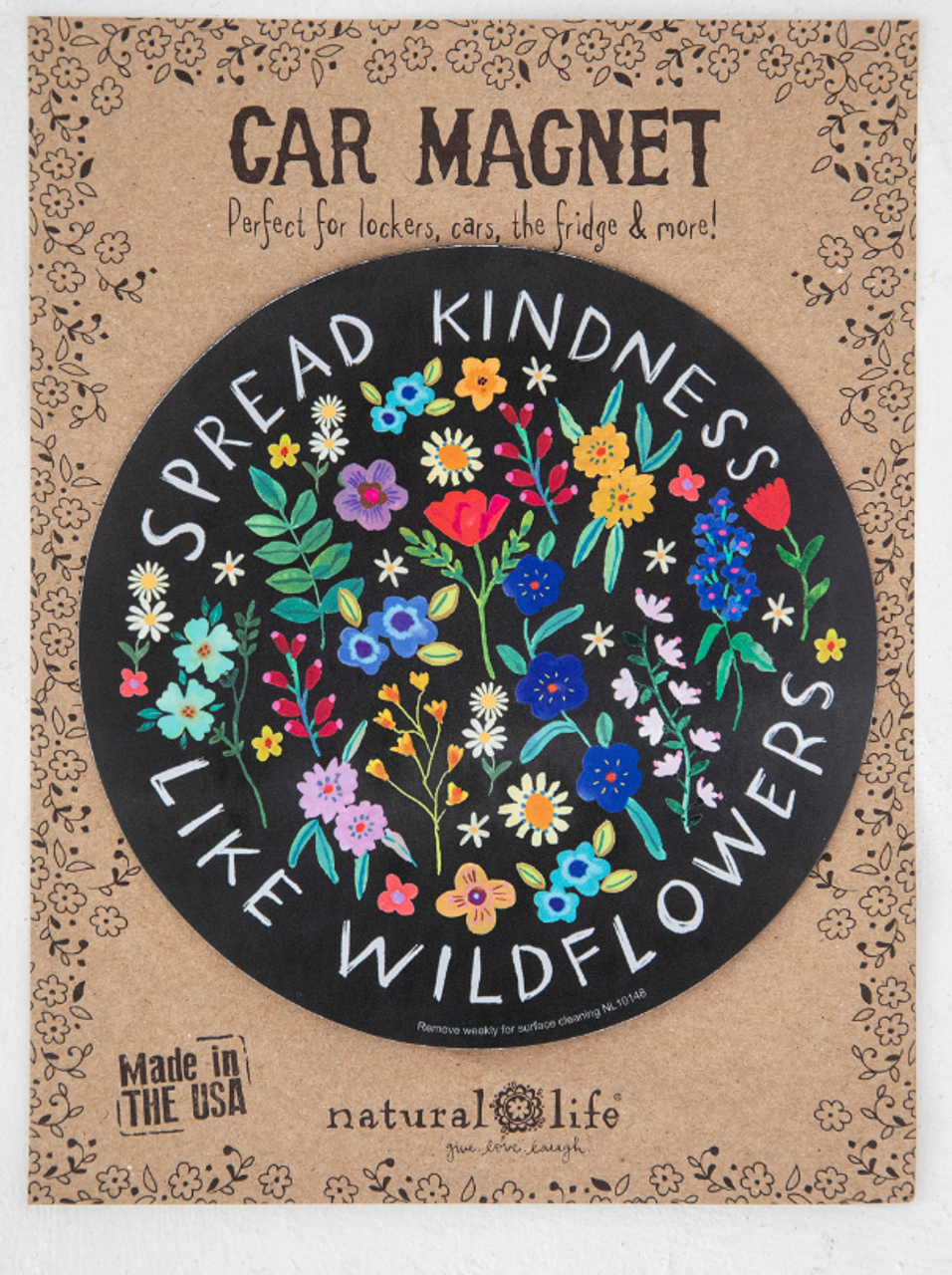 Spread Kindness Like Wildflowers Car Magnet - Penguin Gallery Spread Kindness Like Wildflowers Car Magnet - Penguin Gallery