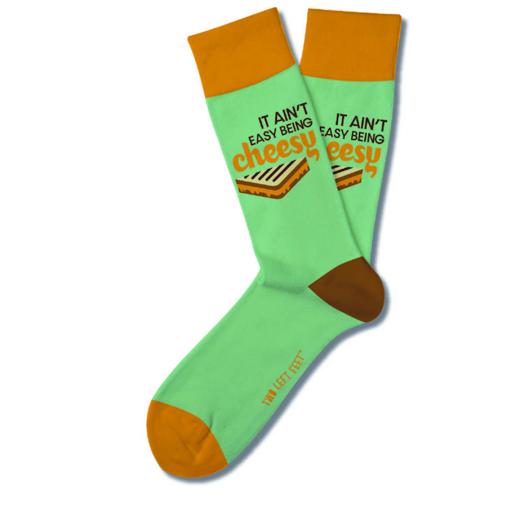 Ain't Easy Being Cheesy SM Socks | Two Left Feet | The Penguin Gallery