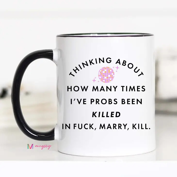Thinking About How Many Times Mug - Penguin Gallery