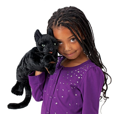 Black Cat Puppet | Folkmanis® | The Penguin Gallery