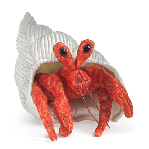 Hermit Crab Finger Puppet | Folkmanis® | The Penguin Gallery