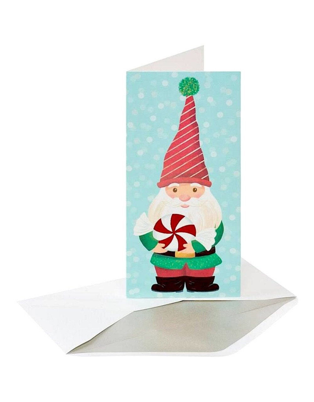 Santa Gnome Christmas Card (Boxed) | Papyrus | The Penguin Gallery