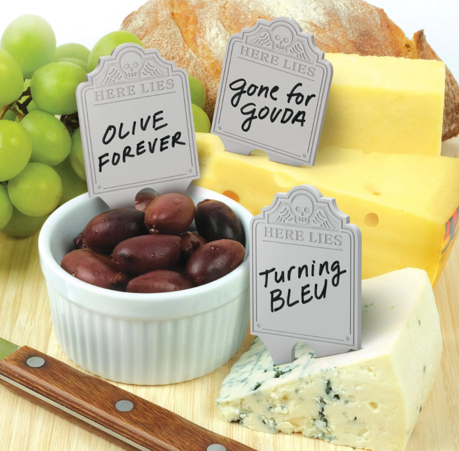 Gravestone Food Markers - Penguin Gallery